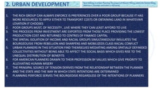 Review on planning the capitalist city & new debates in urban planning ...