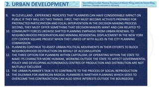 Review on planning the capitalist city & new debates in urban planning ...