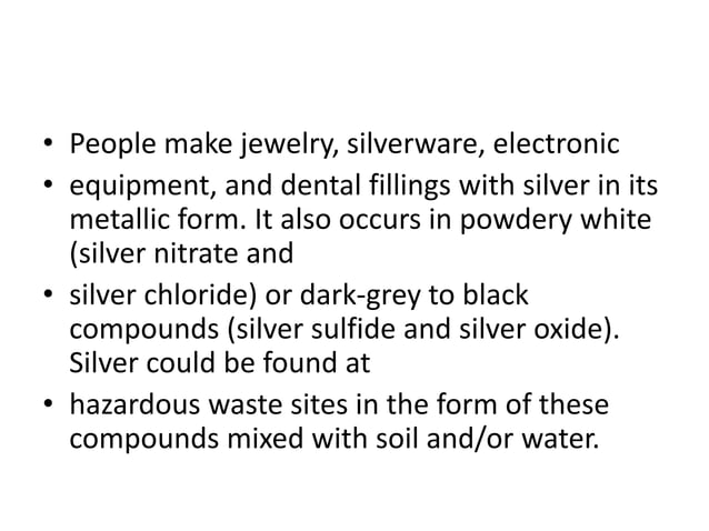 Review on recovery of silver | PPTX | Chemistry | Science