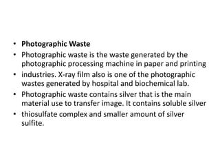 Review on recovery of silver | PPTX