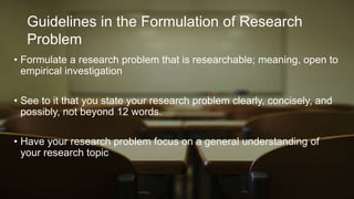 Review on Basic Research Concepts | PPTX