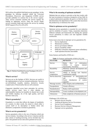 Review on “service granularity in service oriented | PDF