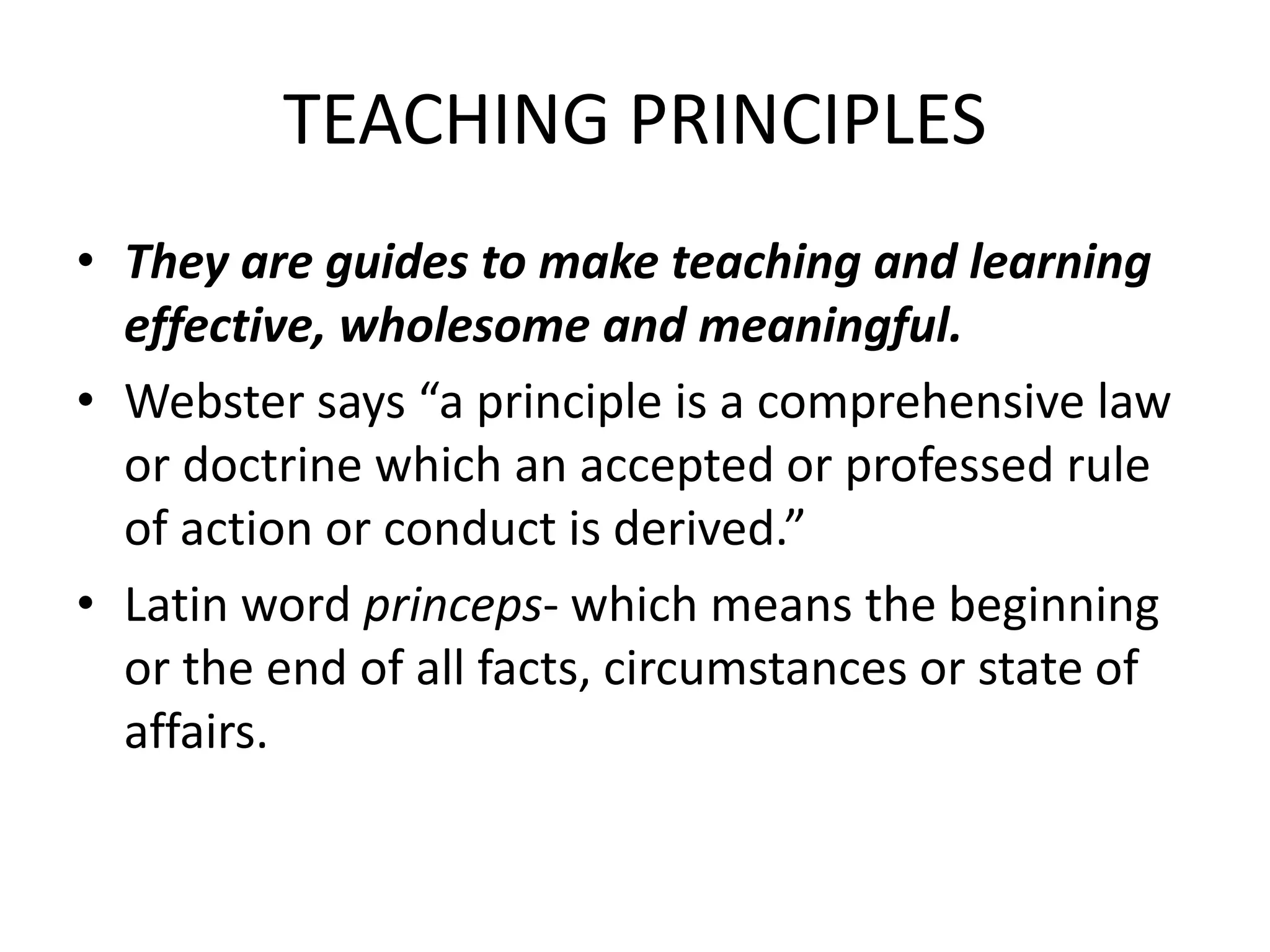 Teaching and Learning Principles with Instructional Planning | PPTX
