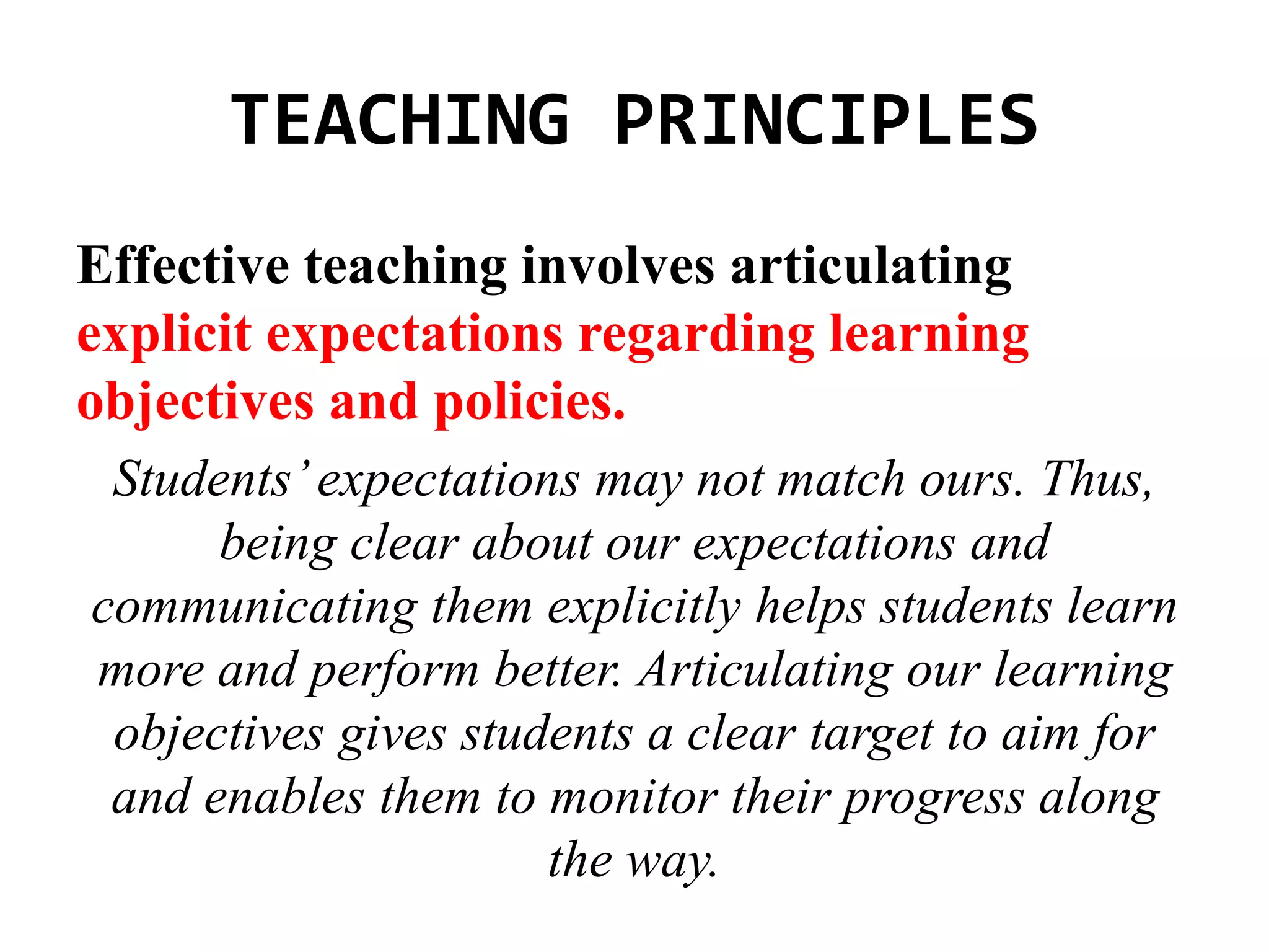 Teaching and Learning Principles with Instructional Planning | PPTX
