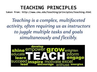 Teaching and Learning Principles with Instructional Planning | PPTX