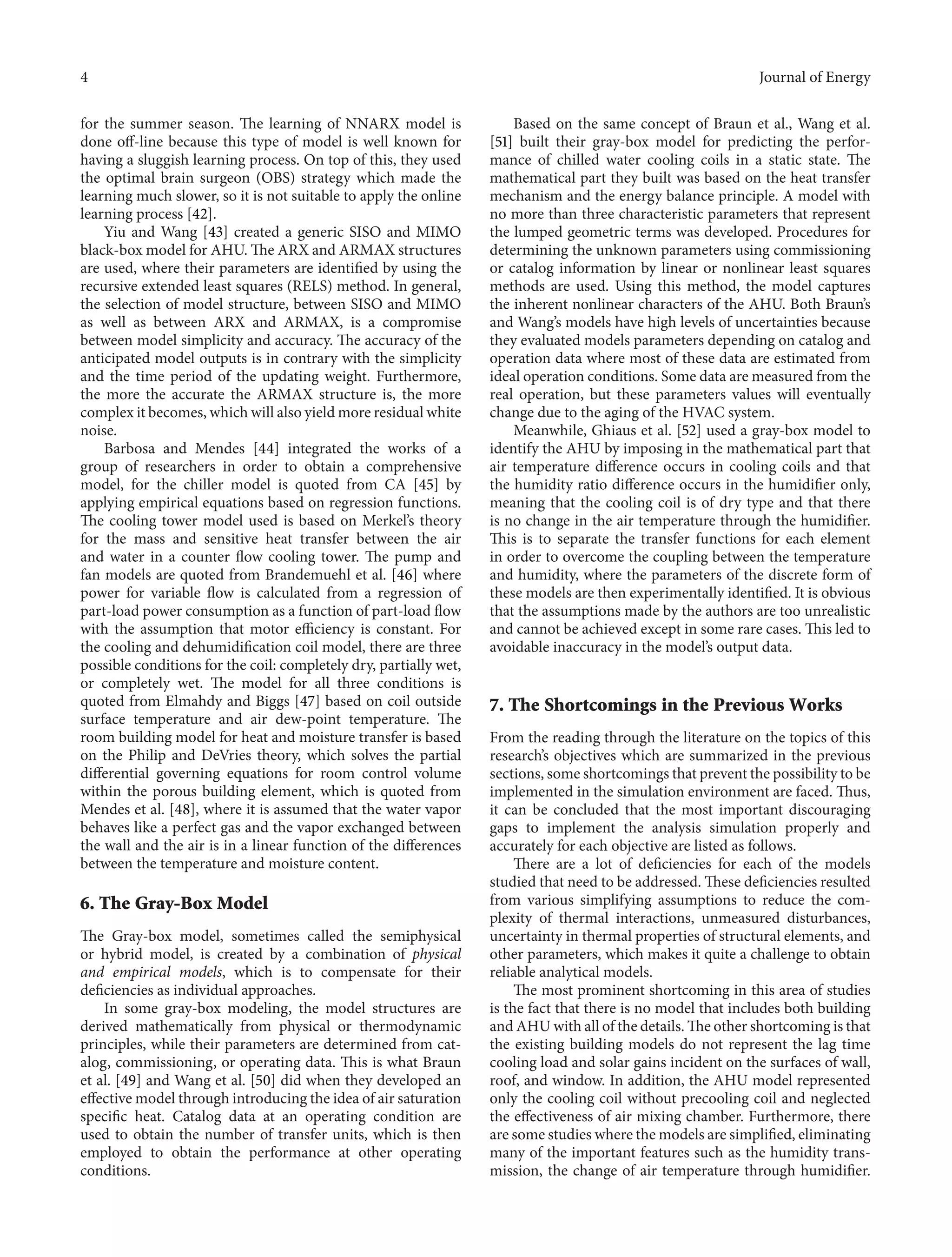 Review on the hvac system modeling types and the shortcomings of their ...