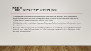 Review on the overseas sources of finance for indian corporate | PPT