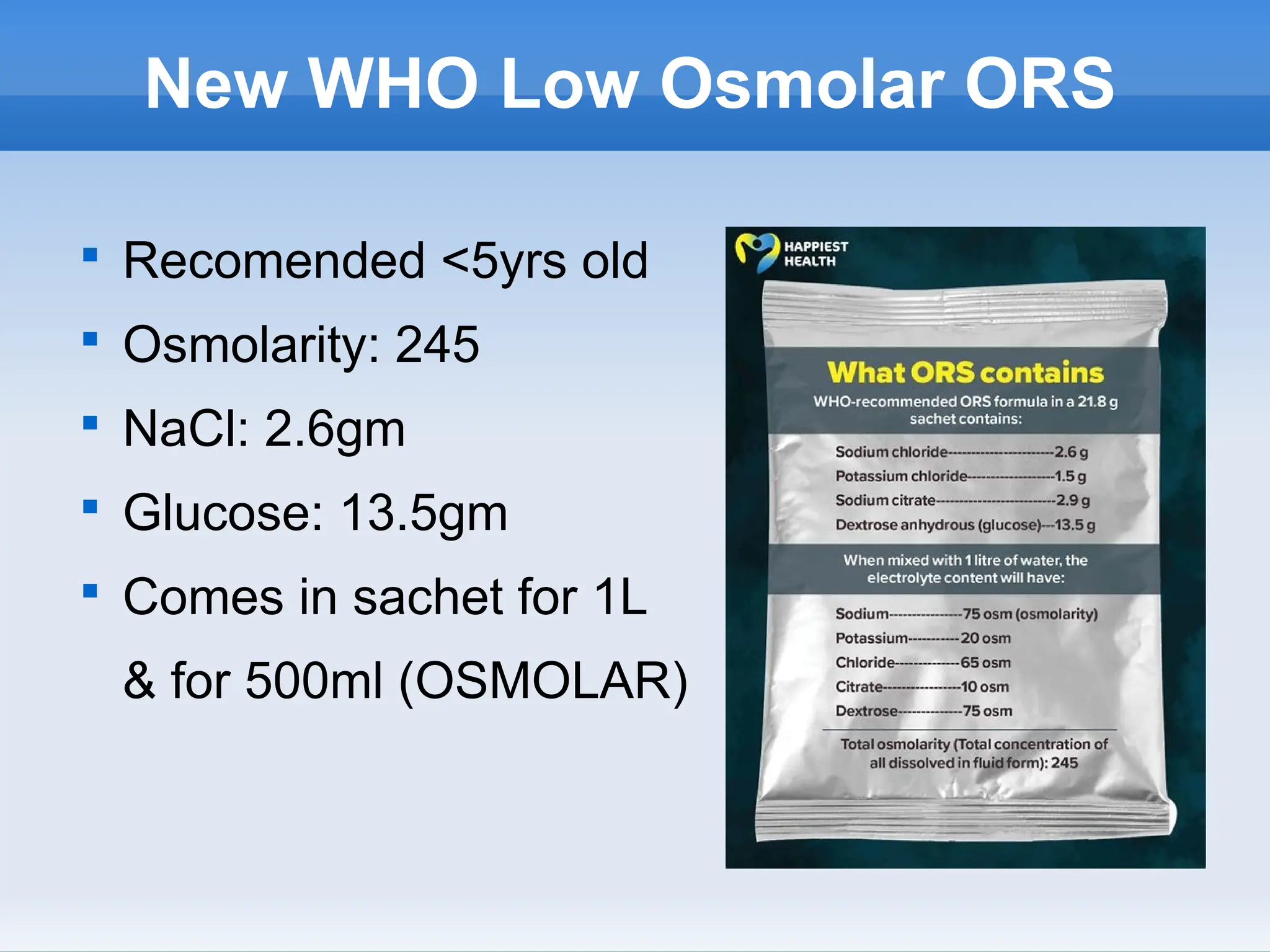 Review ORS & ReSoMal malnourished rehydration .pptx