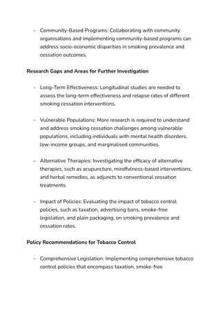 Review Paper - Addiction of Cigarette Smoking.pdf | Substance Abuse ...