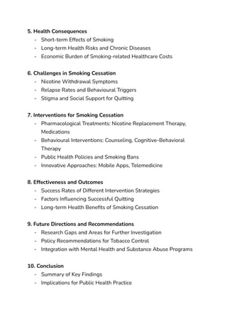 Review Paper - Addiction of Cigarette Smoking.pdf | Substance Abuse | Diseases and Conditions