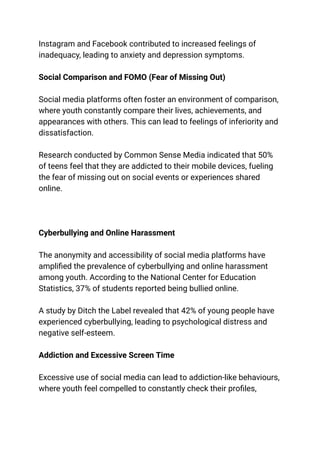 Review Paper - How social media influence youth and how it should be ...