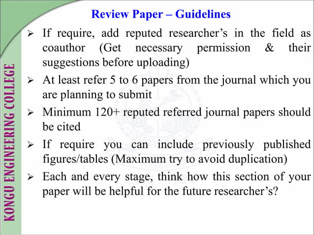 How to write a review paper | PDF | Publishing Industry | Industries