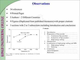How to write a review paper | PDF