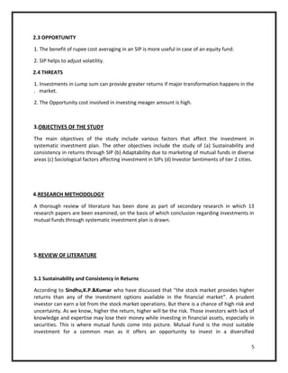 Review paper on investment in mutual fund through systematic investment ...