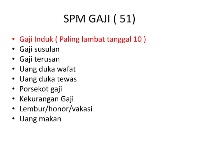 Review pengajuan spm | PPTX