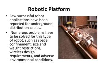 Robotic cable inspection system | PPT