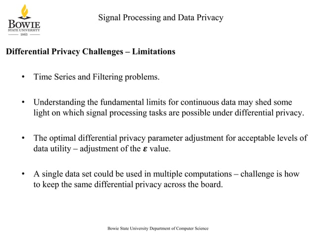 Lit Review Talk - Signal Processing and Machine Learning with ...