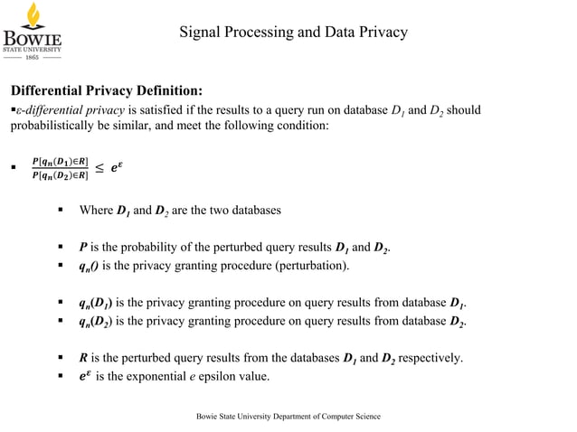Lit Review Talk - Signal Processing and Machine Learning with ...