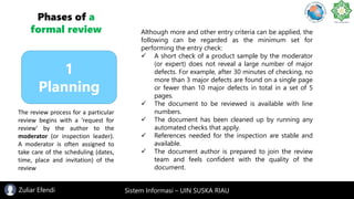 Phases of a formal review | PPTX | Resume Writing and Advice | Job Search