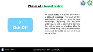 Phases of a formal review | PPTX