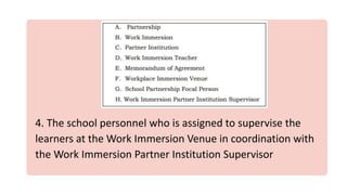 REVIEW Q2 - WORK IMMERSIONCULMINATION ACTIVITY.pptx | Resume Writing ...