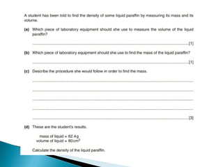IGCSE Review Questions: MEASUREMENTS,FORCE AND MOTION | PPT