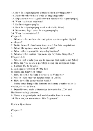 Review QuestionsChapter 2-31. Describe the physical structure.docx