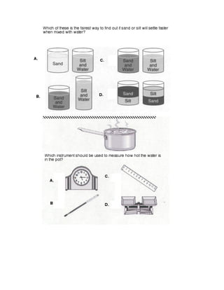 Elementary science (Review questions) | PDF