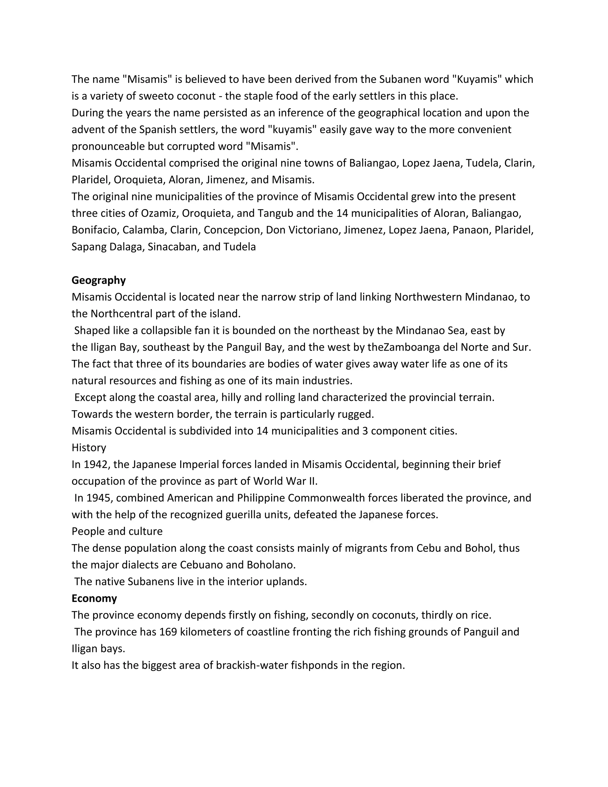 Regions in Mindanao | DOCX