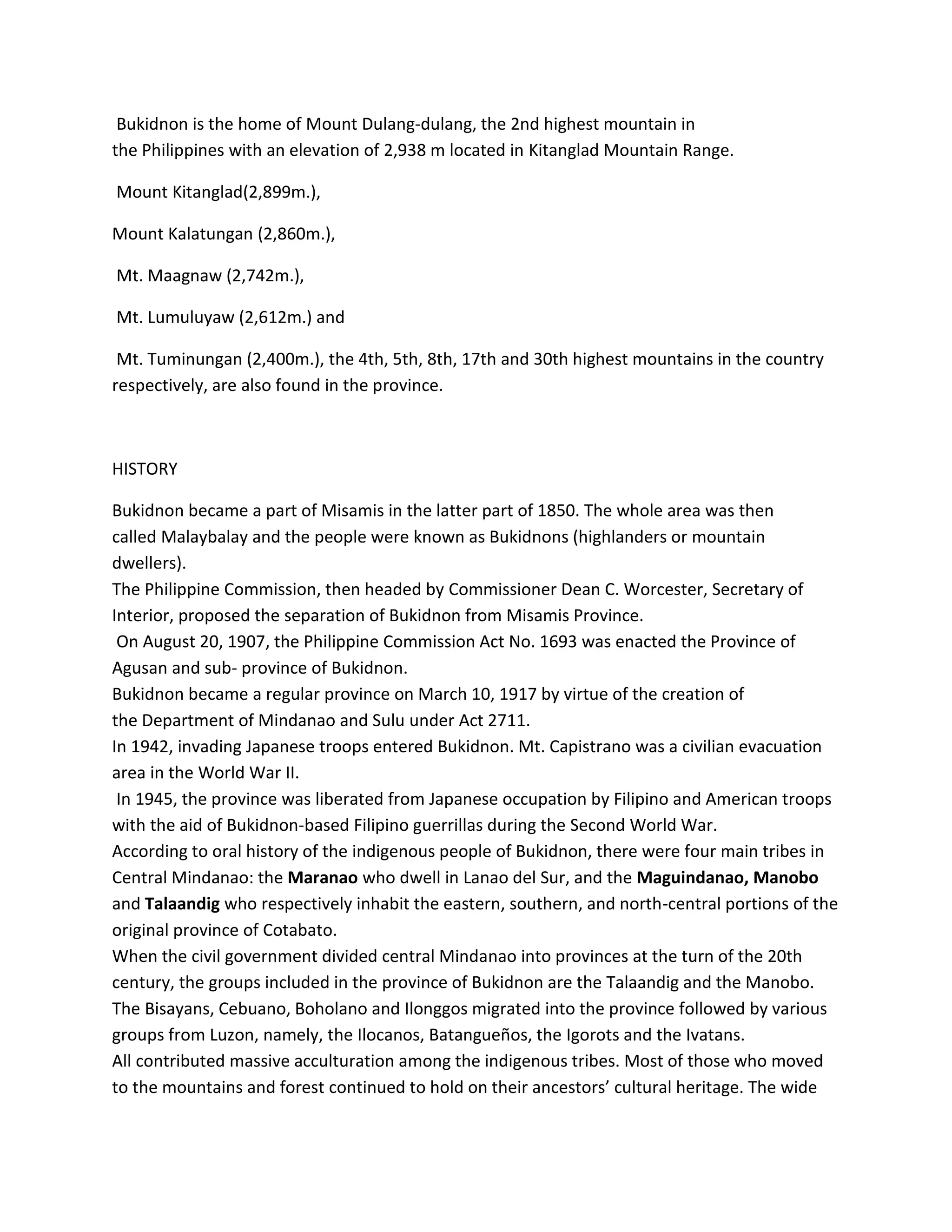 Regions in Mindanao | DOCX