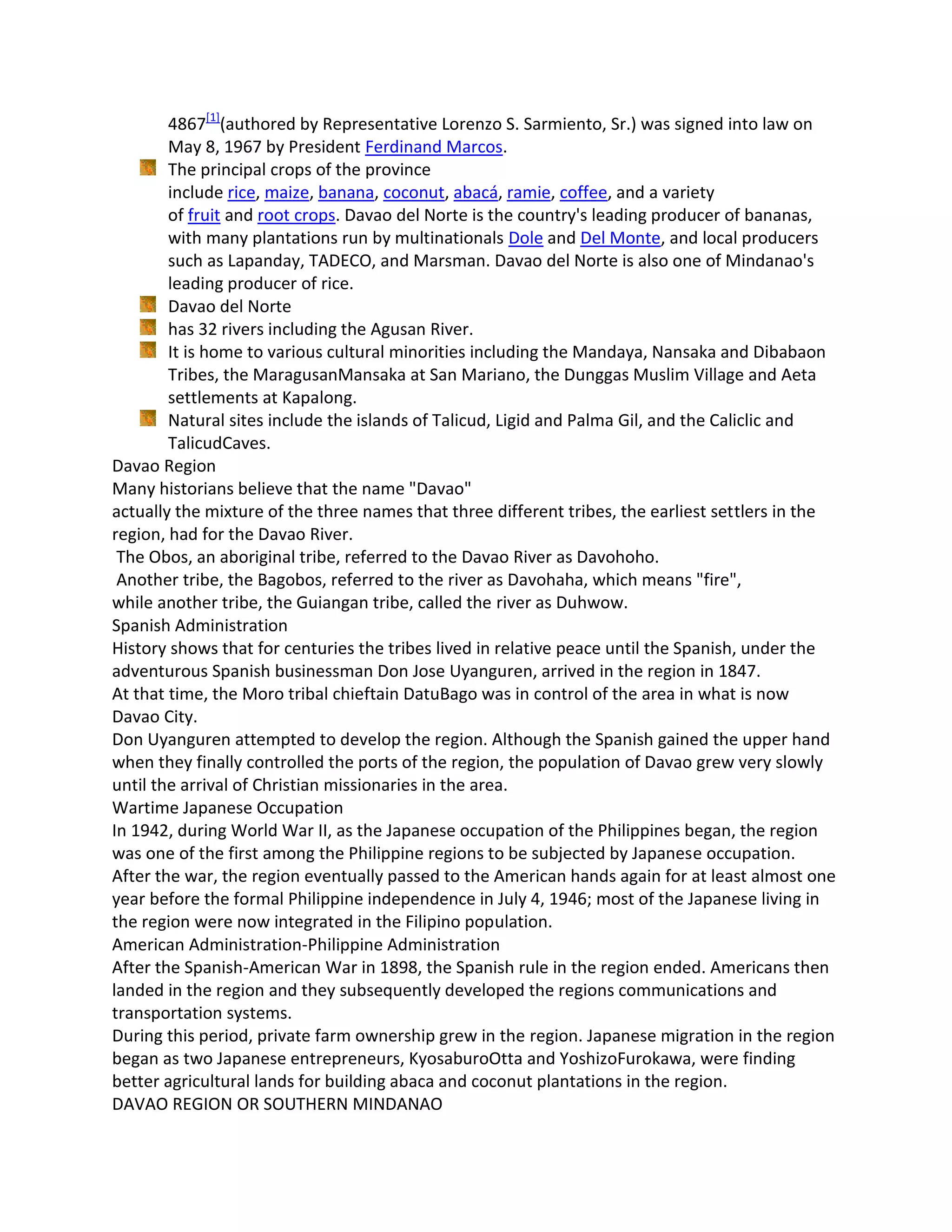 Regions in Mindanao | DOCX