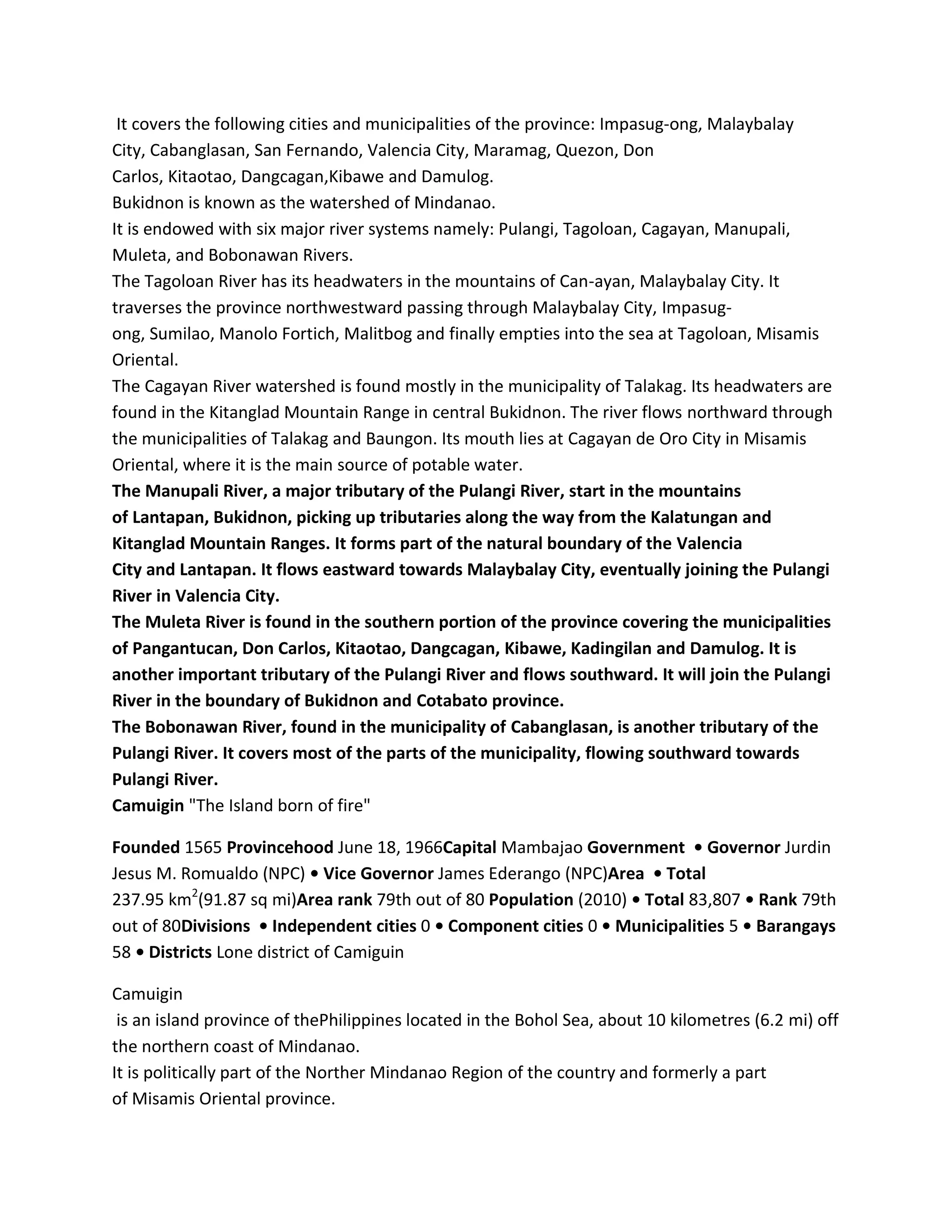 Regions in Mindanao | DOCX