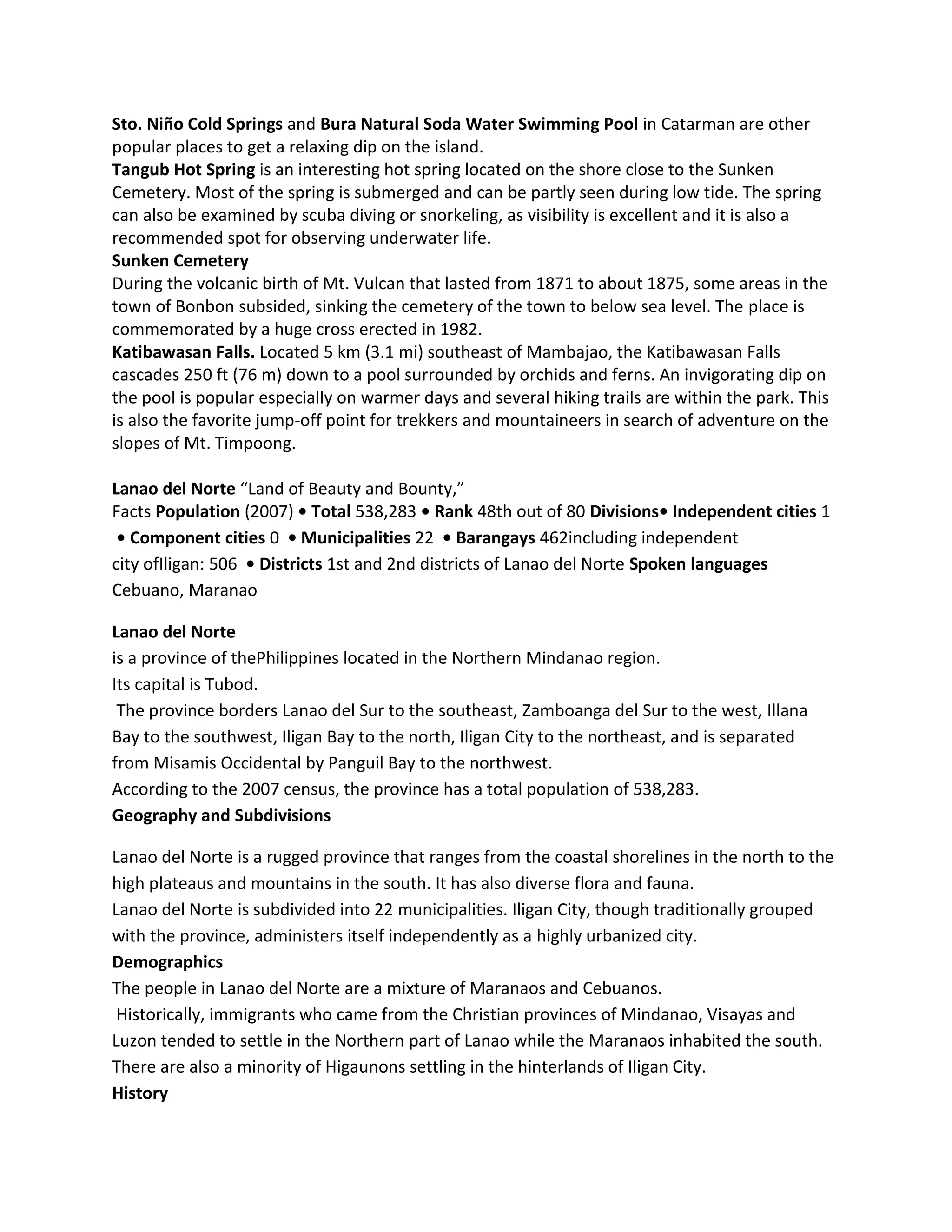 Regions in Mindanao | DOCX