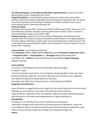 Regions in Mindanao | DOCX