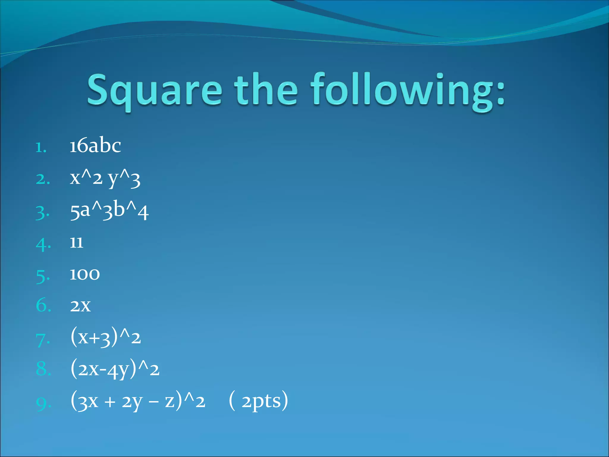 Review recitation in math | PPT