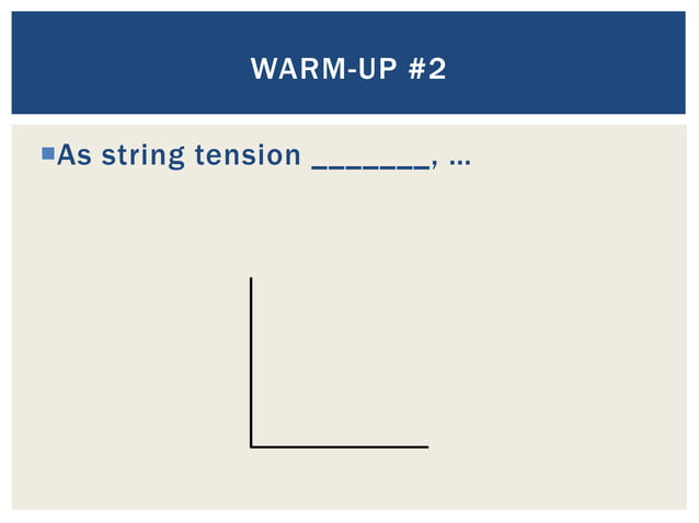 Review relationship between string length, tension, and pitch | PPT