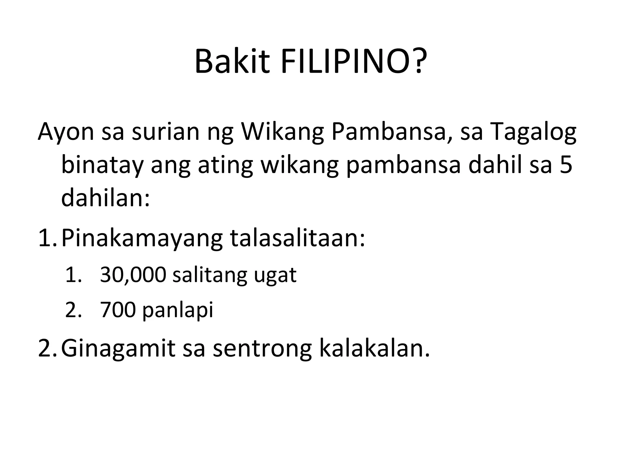 Review sa filipino | PPT