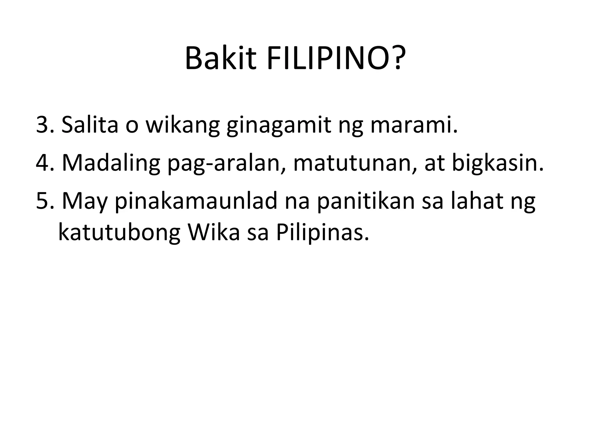 Review sa filipino | PPT