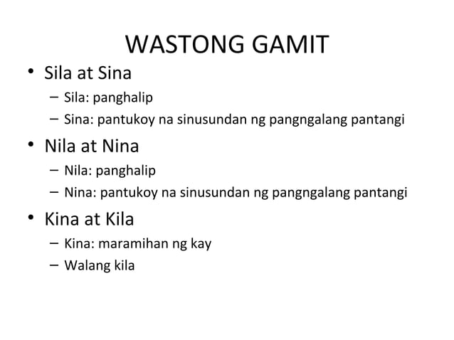 Review sa filipino | PPT