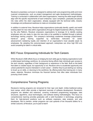 Reviews and Careers of Revature | IT Services | PDF