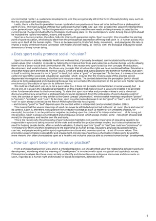 Review sport as education | PDF