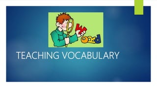Review teaching vocabulary | PPT