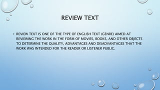 Review text | PPTX