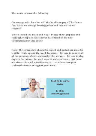 Review the attached file. Suzie has an issue. She can either move to | DOCX