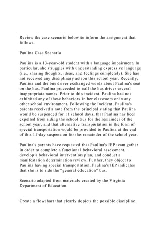 Review the case scenario below to inform the assignment that fol.docx