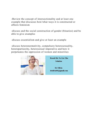 -Review the concept of intersectionality and at least one example .docx | Debated Sensitive ...