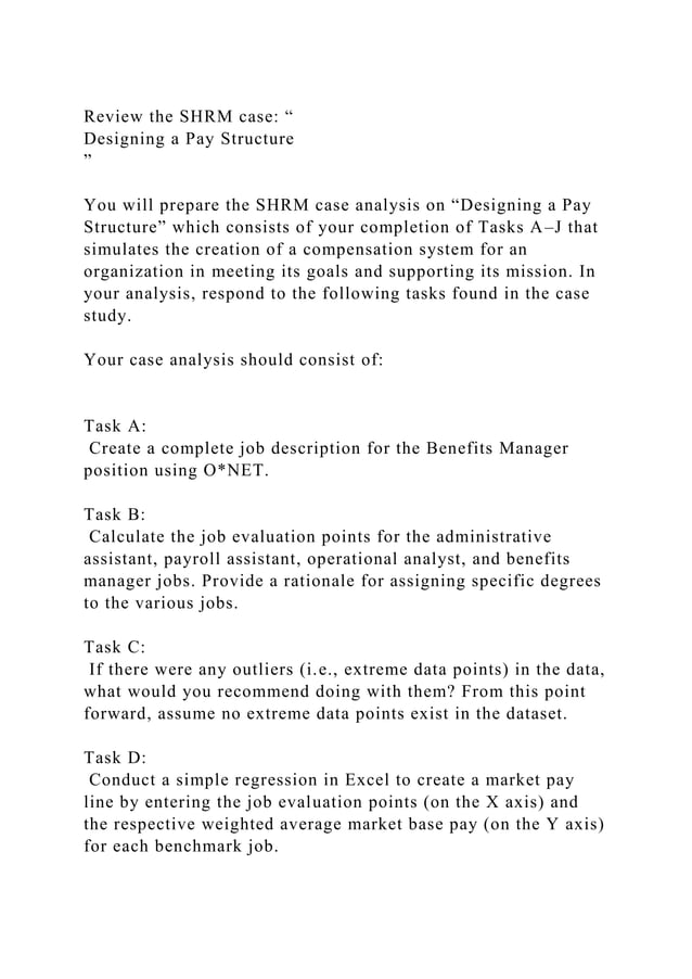 Review The SHRM Case Designing A Pay Structure You Will P docx review-the-shrm-case-designing-a-pay-structure-you-will-p-docx