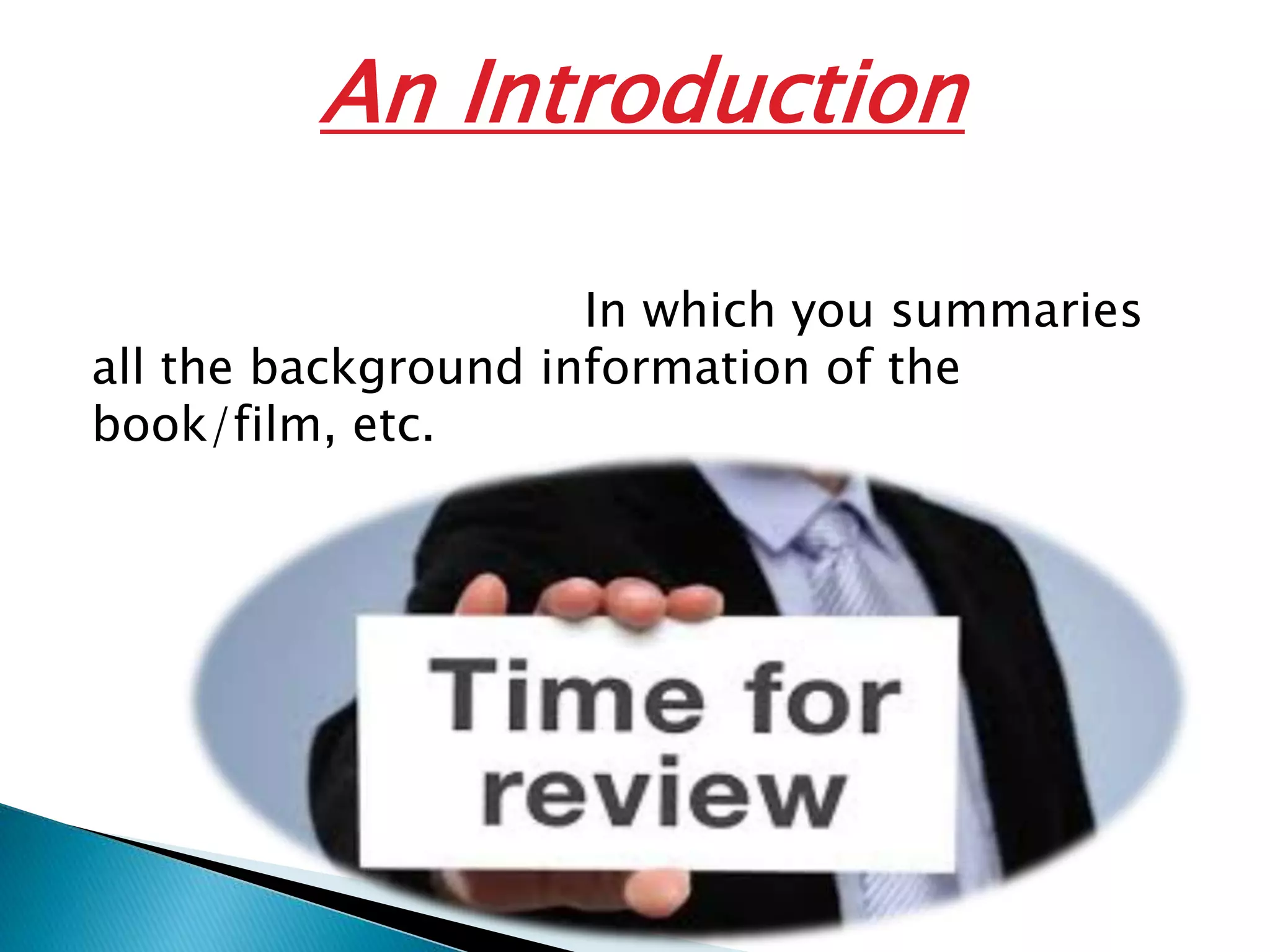 Review writing | PPTX