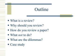 Review writing | PPT