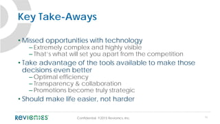 Revionics key components of a winning promotional strategy - oct 2015 | PDF